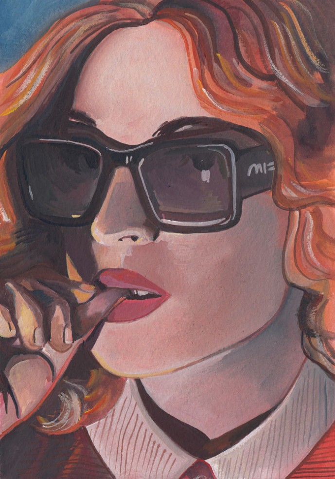 Woman Portrait Illustration - Haydn Symons Illustration