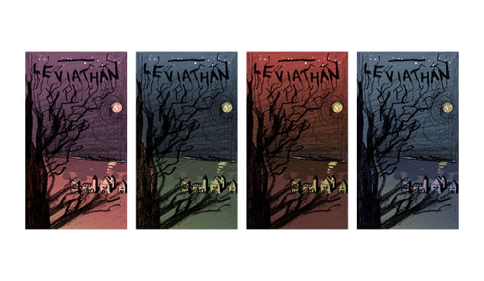 Leviathan Book Cover Illustration - Haydn Symons Illustration