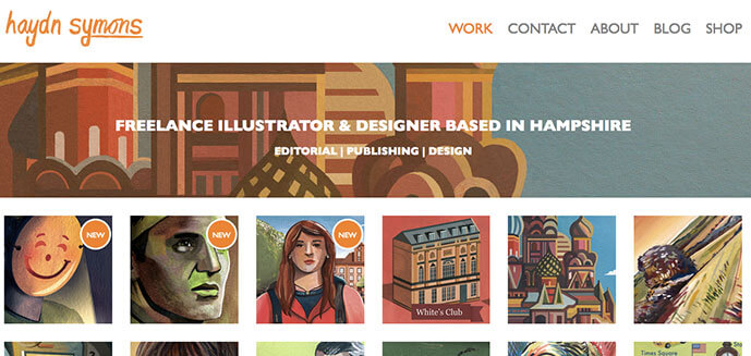 How To Create An Outstanding Illustrator Portfolio - Haydn Symons ...