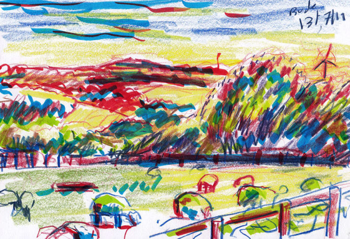 Mesmerising And Captivating Sketchbook Drawings - Haydn Symons Illustration