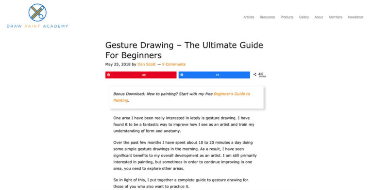 The Best 10 Free Figure Drawing Resources To Help You Improve