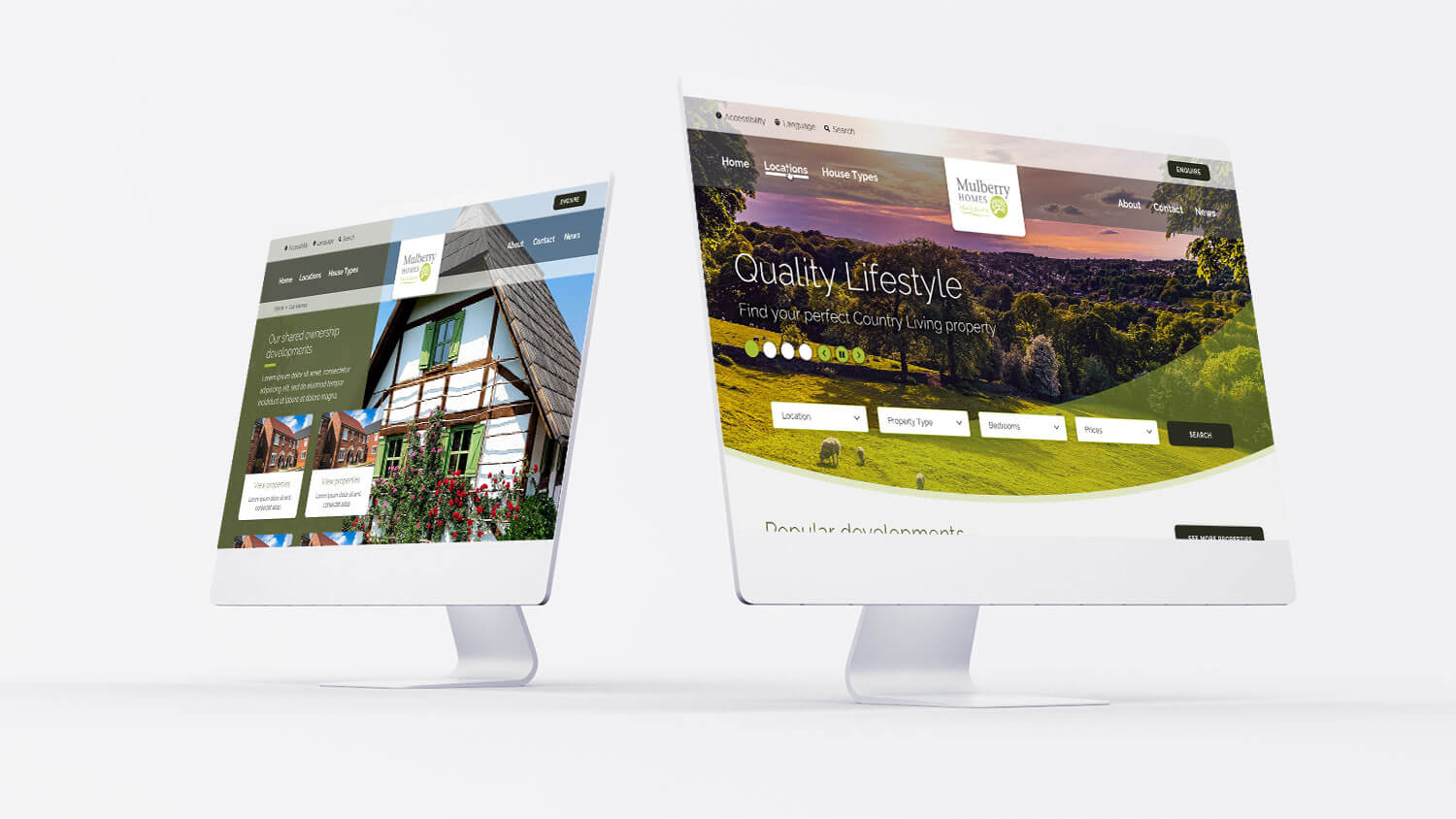 Property Website Design - Haydn Symons Illustration & Design