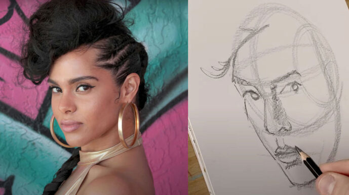 How to Draw a Head From Any Angle - Haydn Symons Illustration